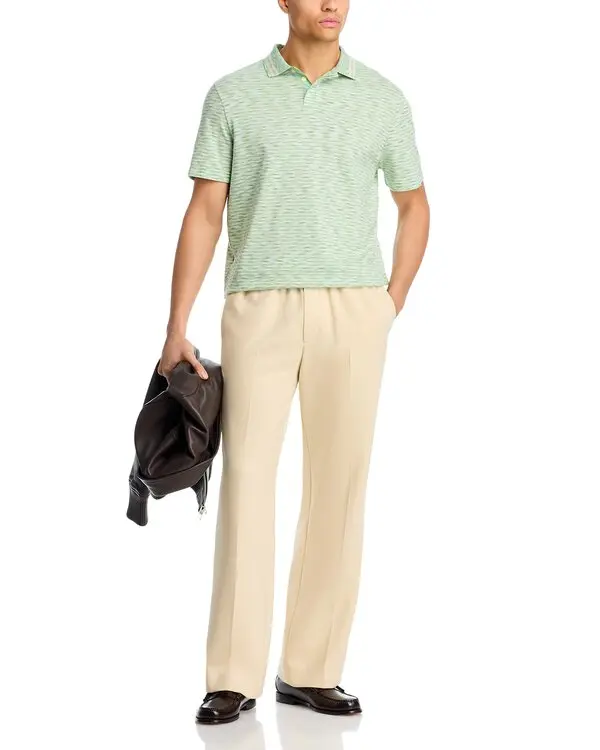 Paul Smith Abstract Stripe Polo Shirt - Green