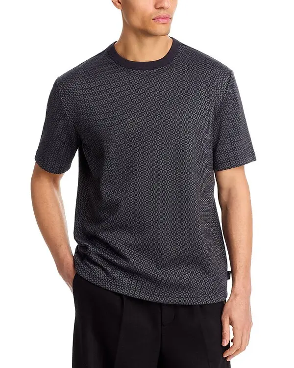 Paul Smith Patterned Tee - Black