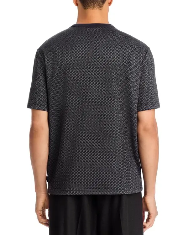 Paul Smith Patterned Tee - Black