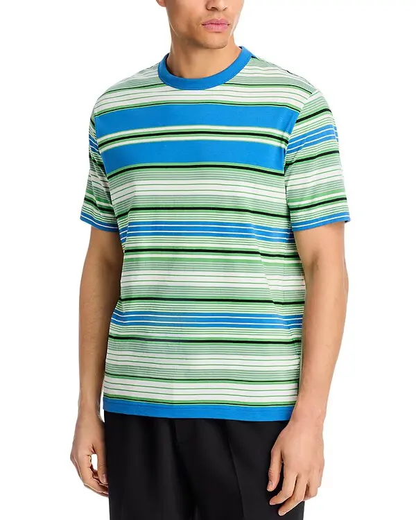 Paul Smith Striped Tee - Cobalt Blue