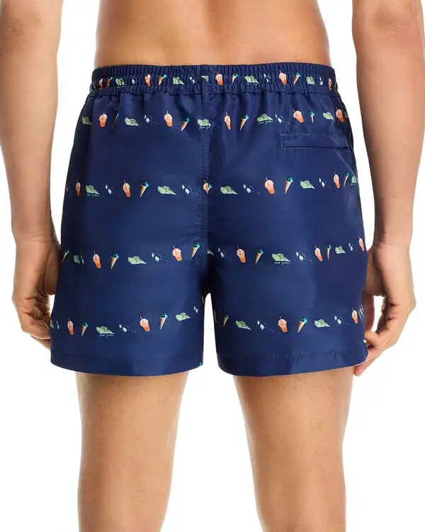 Paul Smith Beach Snaps 3" Swim Shorts - Navy