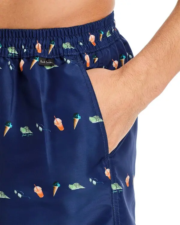 Paul Smith Beach Snaps 3" Swim Shorts - Navy