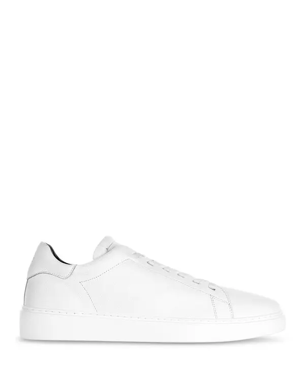 To Boot New York Leather James Sneakers - Bianco