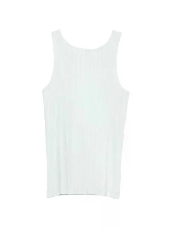 GONGDID DESIGN Pleated Tank Top