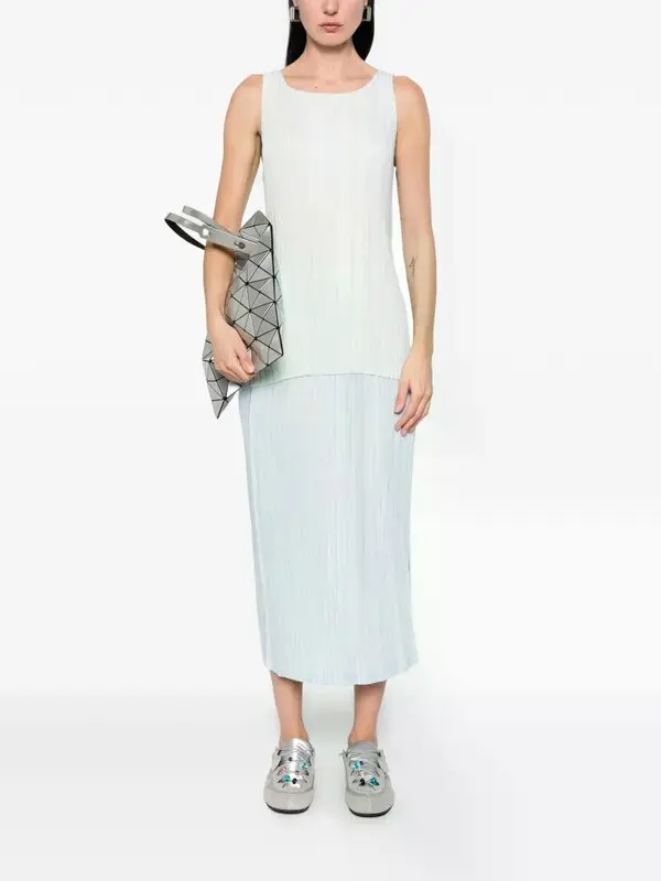 GONGDID DESIGN Pleated Tank Top