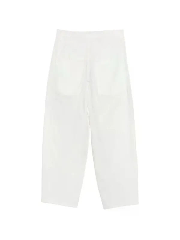 Y’s Buttoned Cropped Trousers