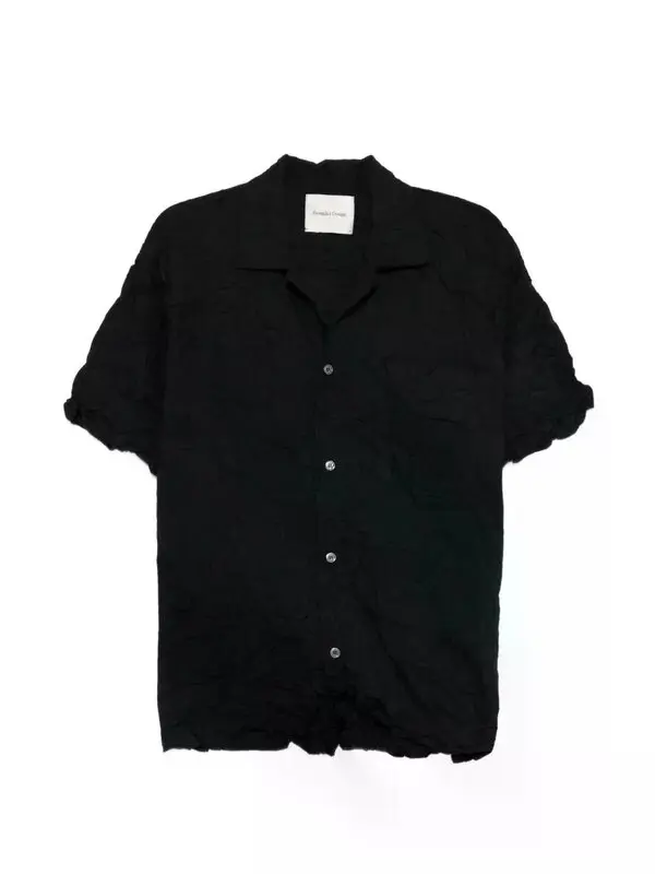 GONGDID DESIGN Textured Buttoned Shirt