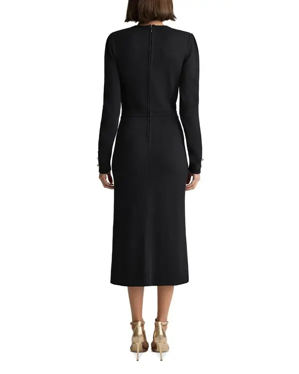 St. John Legacy Crepe Knit Dress - Black