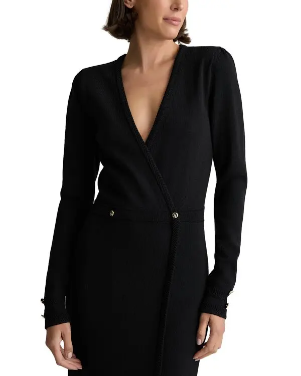 St. John Legacy Crepe Knit Dress - Black