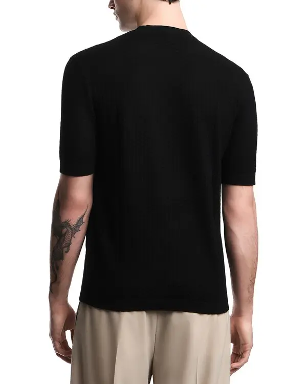 Emporio Armani Honeycomb Motif Pullover