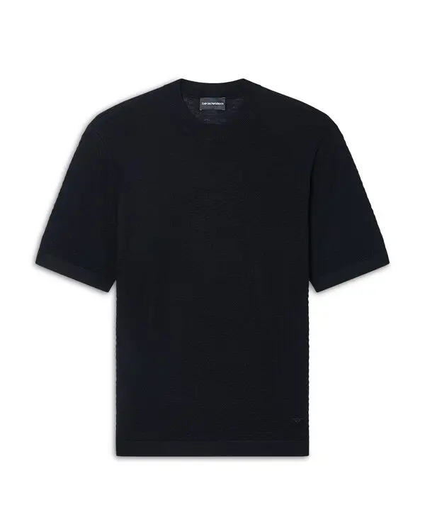 Emporio Armani Honeycomb Motif Pullover