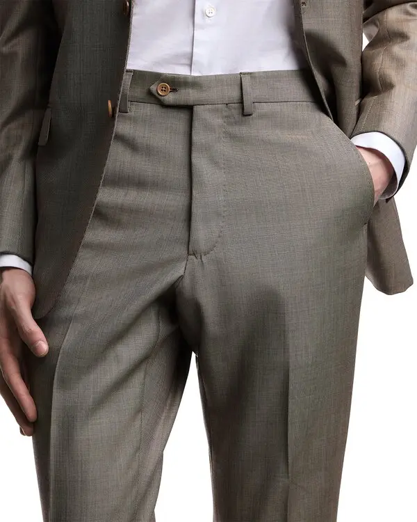 Emporio Armani G Line Regular Fit Wool Suit - Tan