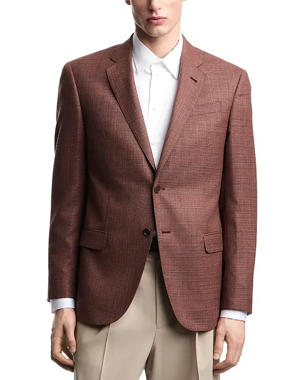 Emporio Armani G Line Regular Fit Single Breasted Notch Lapel Jacket In Super 130s Wool