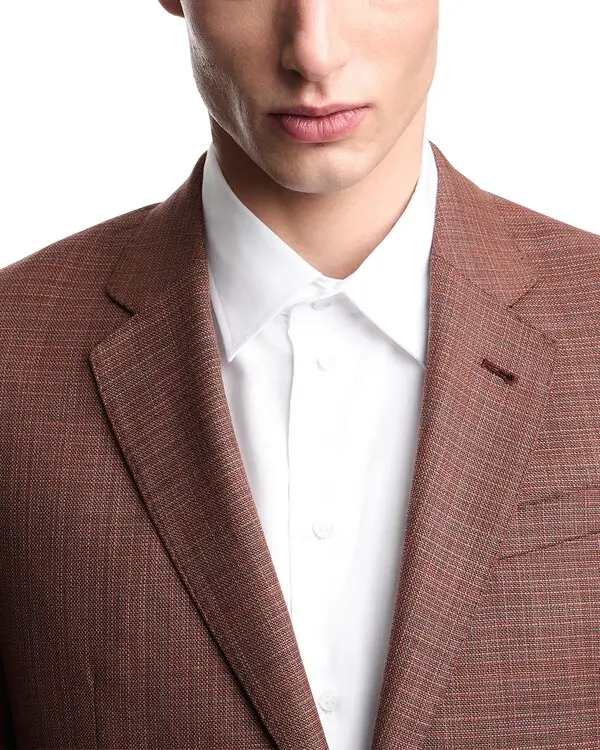 Emporio Armani G Line Regular Fit Single Breasted Notch Lapel Jacket In Super 130s Wool