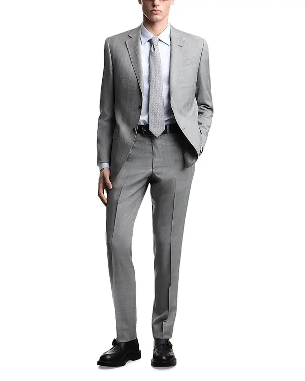 Emporio Armani G Line Regular Fit Wool Suit - Grey