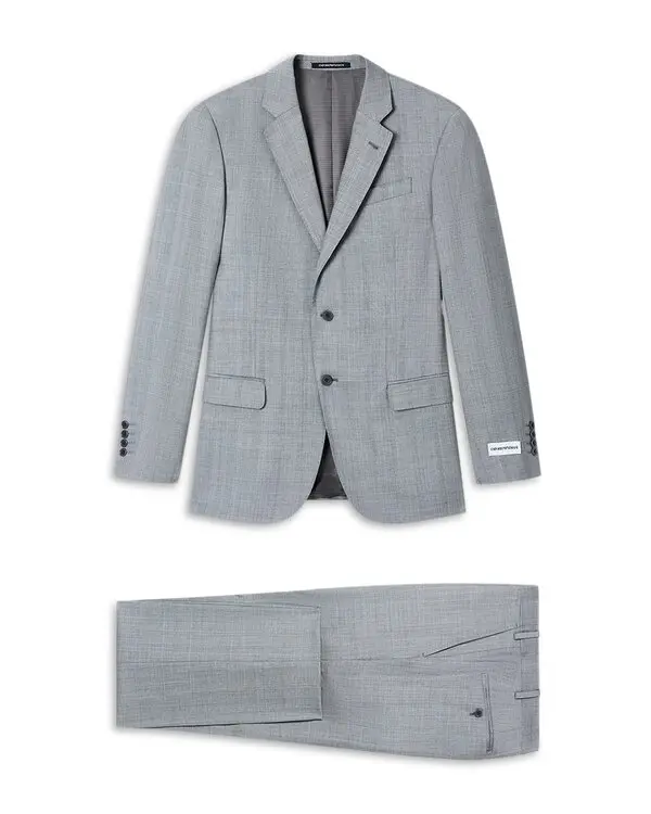 Emporio Armani G Line Regular Fit Wool Suit - Grey