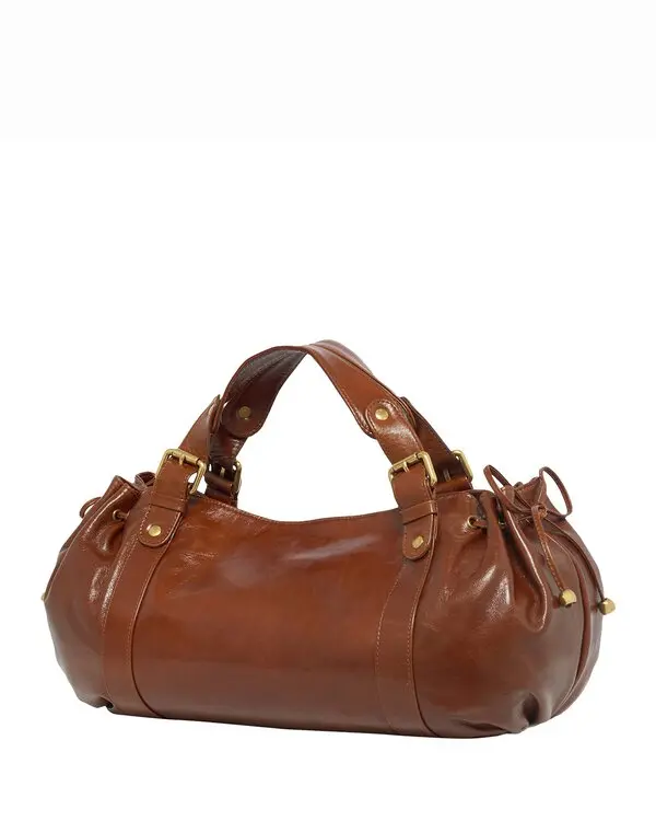 Gerard Darel 24h Leather Handbag - Caramel