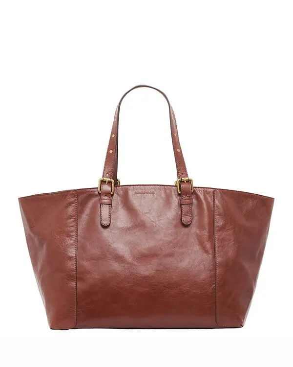 Gerard Darel Leather Tote - Caramel