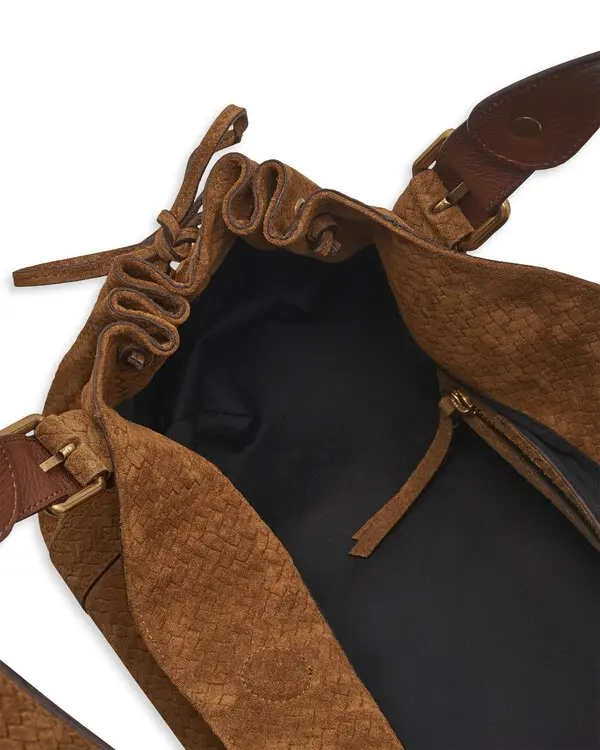 Gerard Darel 24h Suede Handbag