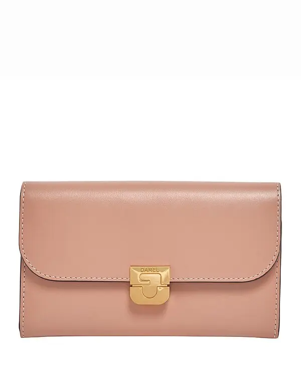 Gerard Darel Small Leather Wallet - Nude
