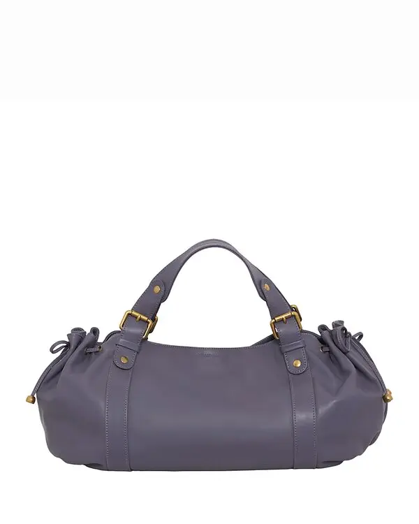 Gerard Darel 24h Leather Handbag - Lavender
