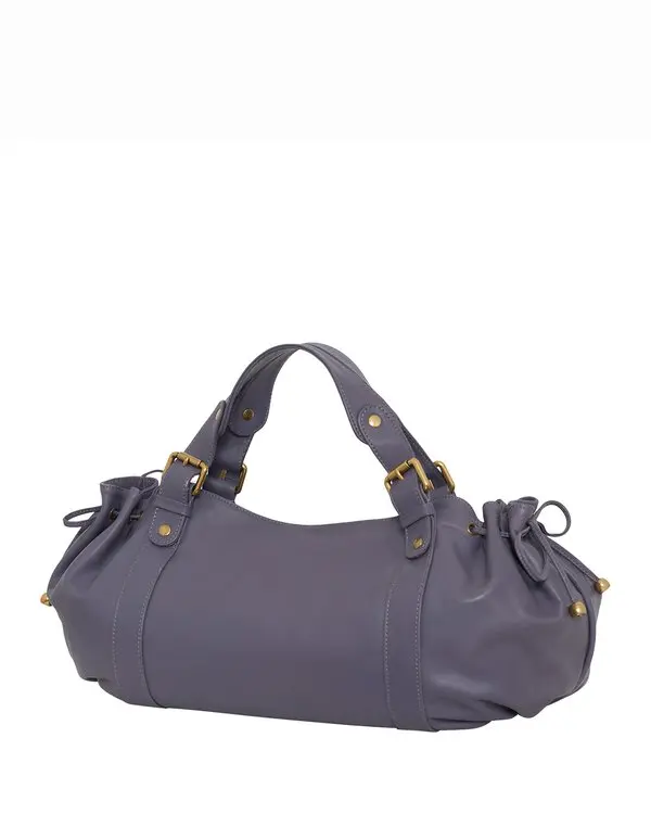 Gerard Darel 24h Leather Handbag - Lavender