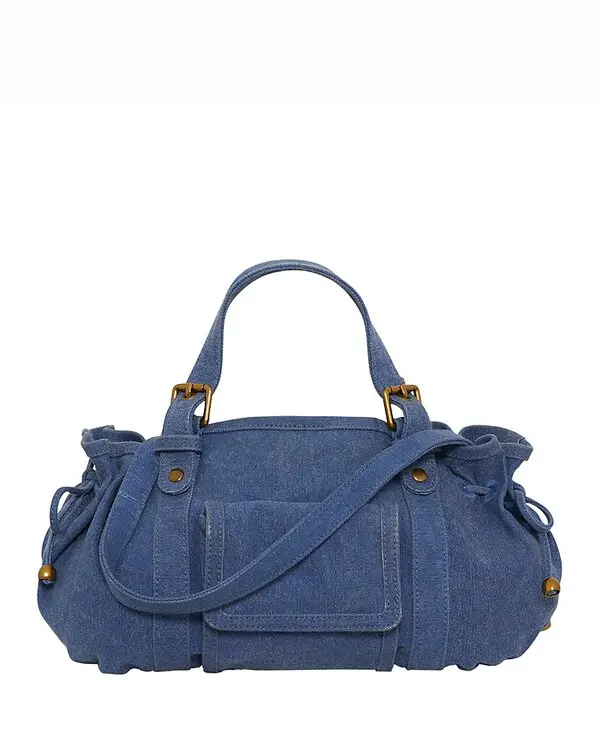 Gerard Darel 18h Denim Handbag