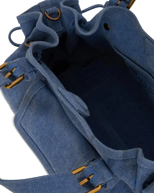 Gerard Darel 18h Denim Handbag - Blue
