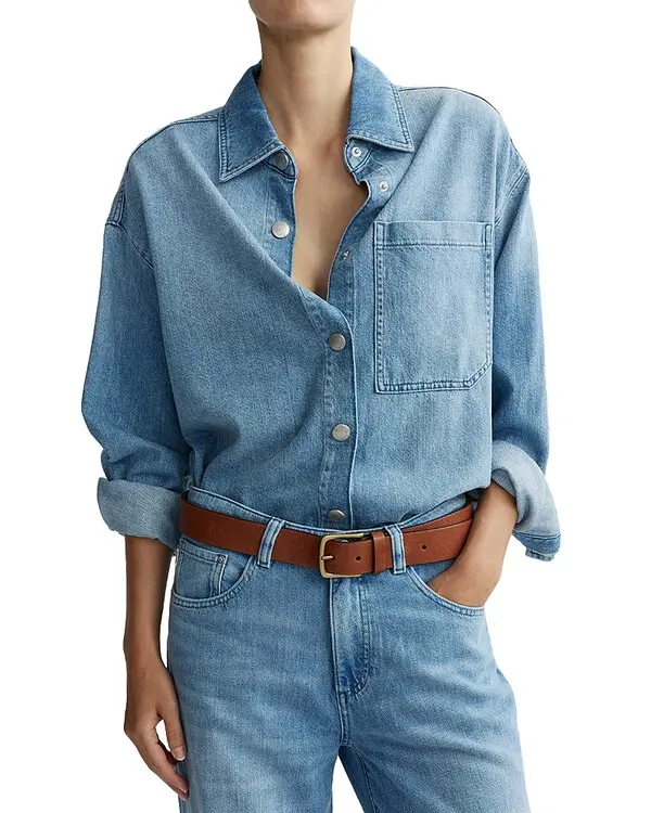 DL1961 Addison Denim Overshirt - Riverbank