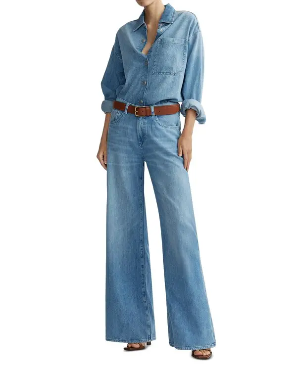 DL1961 Addison Denim Overshirt - Riverbank