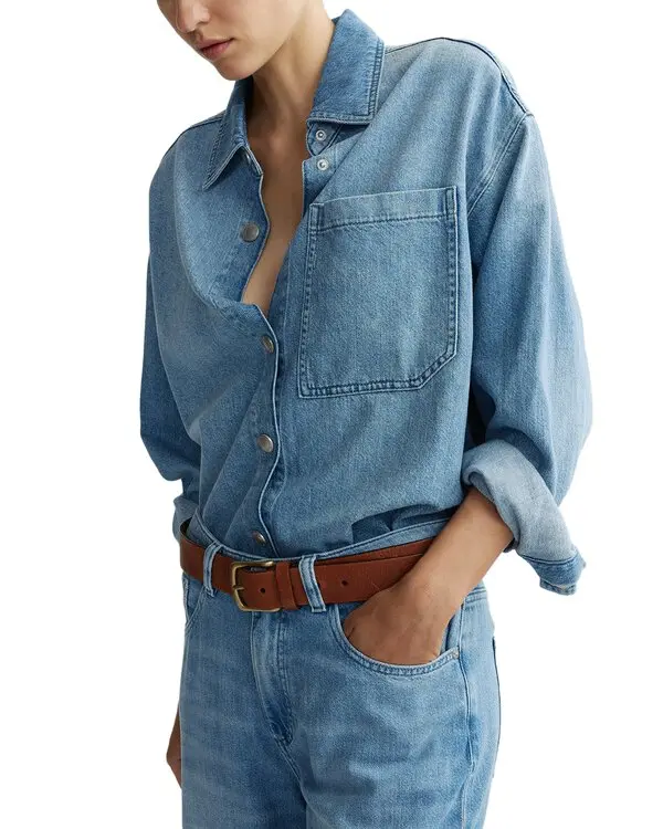 DL1961 Addison Denim Overshirt - Riverbank