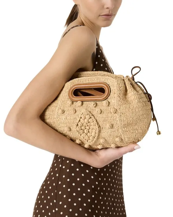 Gerard Darel Racine Polka Dot Midi Dress