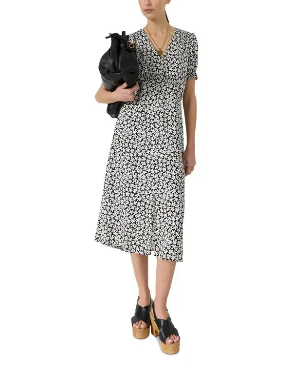 Gerard Darel Rosi Front Slit Dress