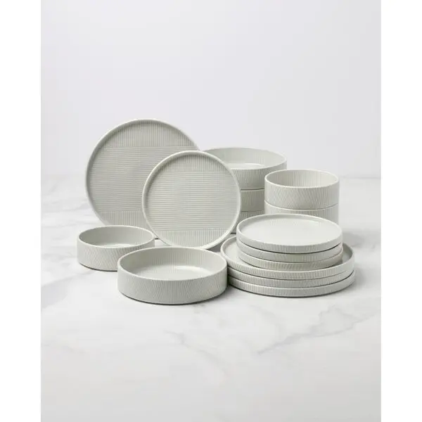 LENOX Modulus 16 Piece Dinnerware Set, Vapor