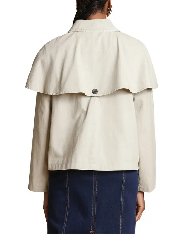 Avec Les Filles Cotton Cape Jacket