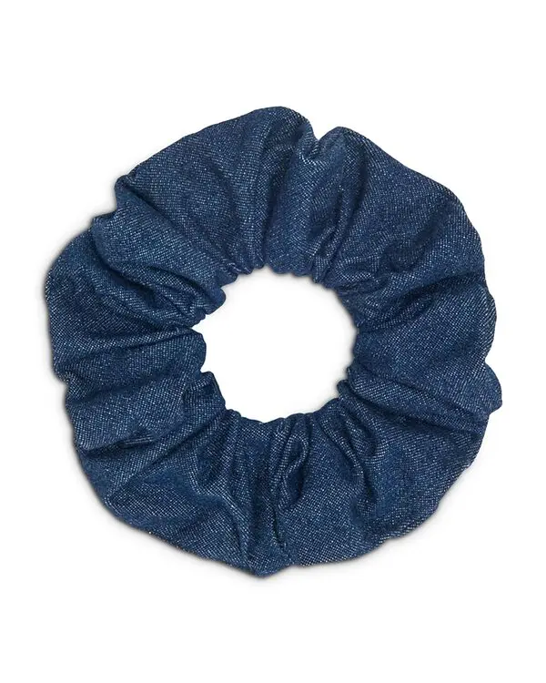 Maje Denim Scrunchie - Navy
