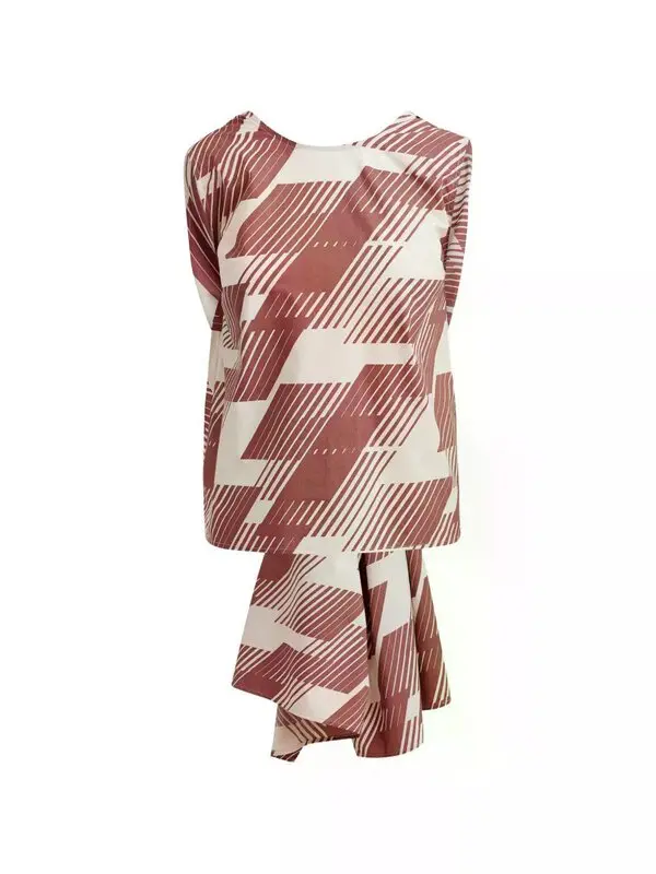 Essentiel Antwerp Jelani Tie-fastening Blouse - Brown