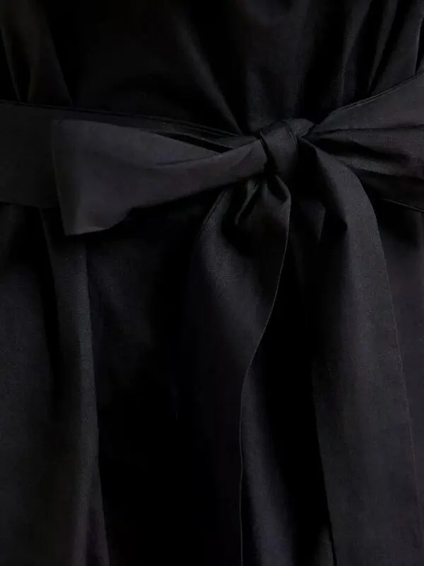Essentiel Antwerp Ruffled Belted Maxi Dress - Black