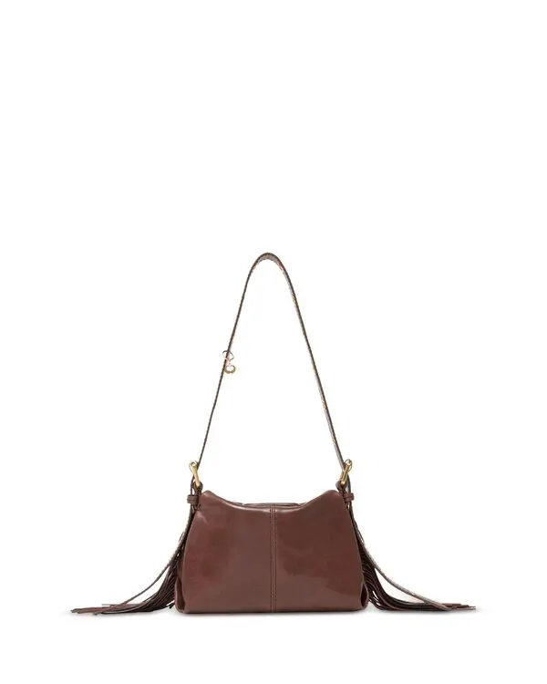 Maje Miss M Mini Leather Bag - Brown