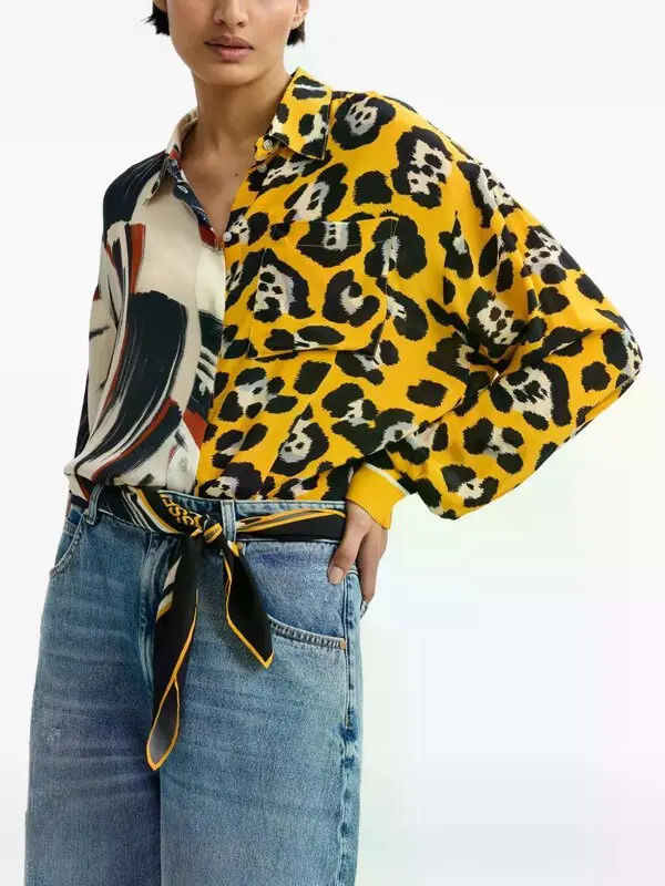 Essentiel Antwerp Double-pattern Shirt