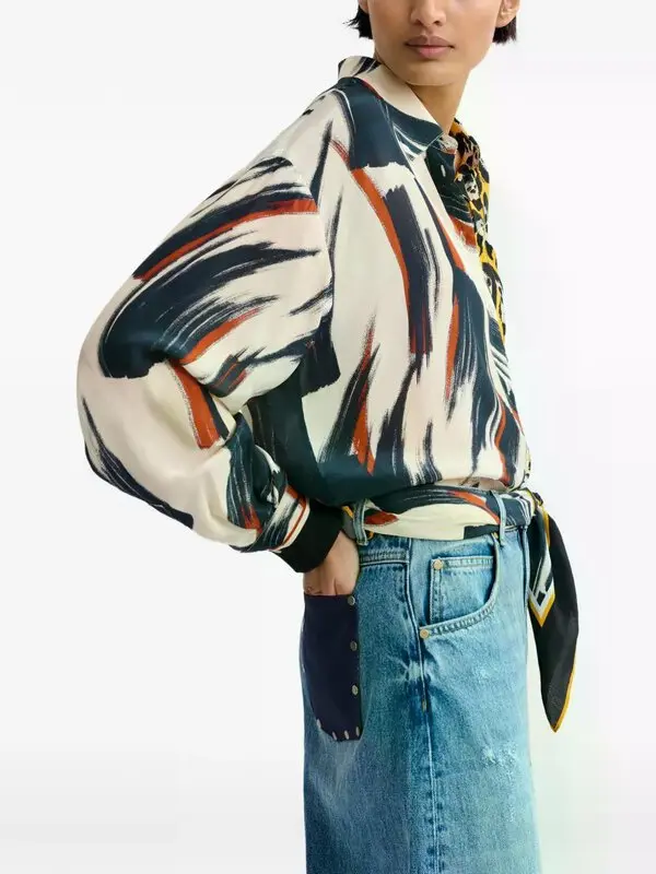 Essentiel Antwerp Double-pattern Shirt