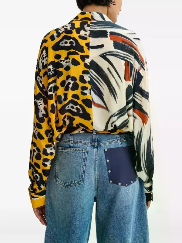 Essentiel Antwerp Double-pattern Shirt