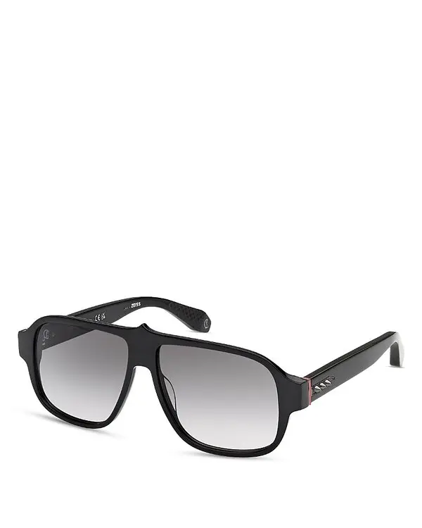 CHRISTIAN LOUBOUTIN Navigator Sunglasses, 59mm - Black/gradient Smoke