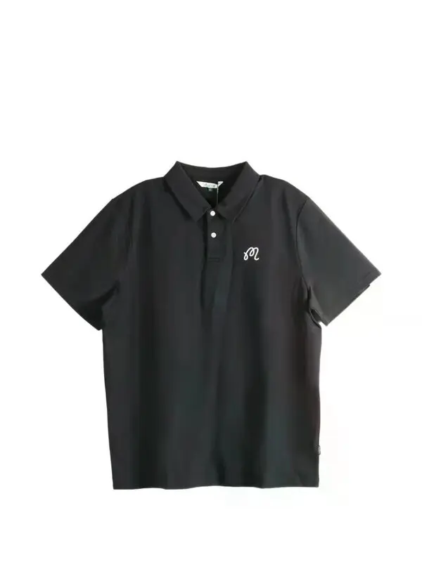 MALBON Button Embroidered Polo Shirt