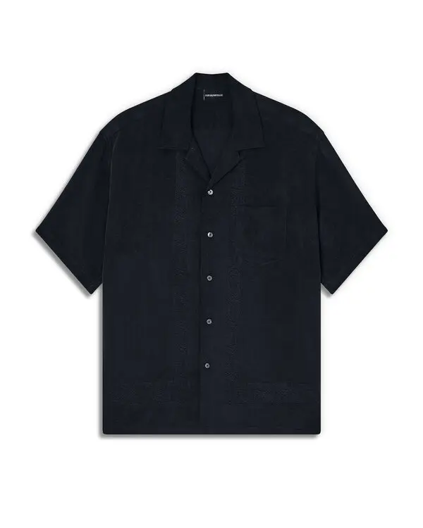 Emporio Armani Paisley Jacquard Shirt
