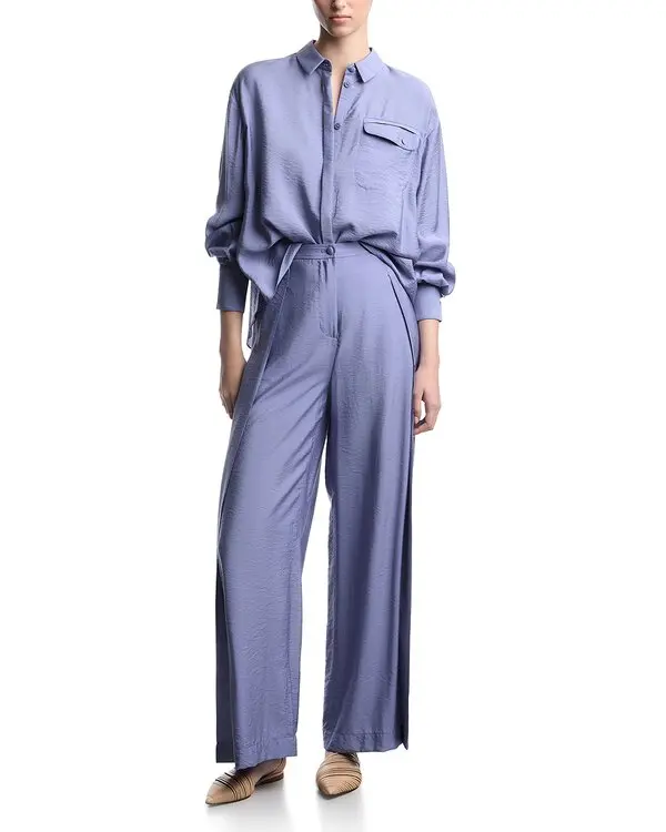 Emporio Armani Techno Rayon Long Sleeve Shirt