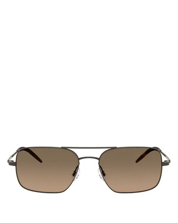 Oliver Spencer Victory Ii Pillow Sunglasses - Pewter