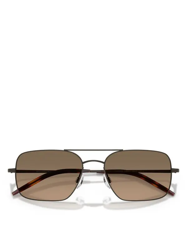 Oliver Spencer Victory Ii Pillow Sunglasses - Pewter