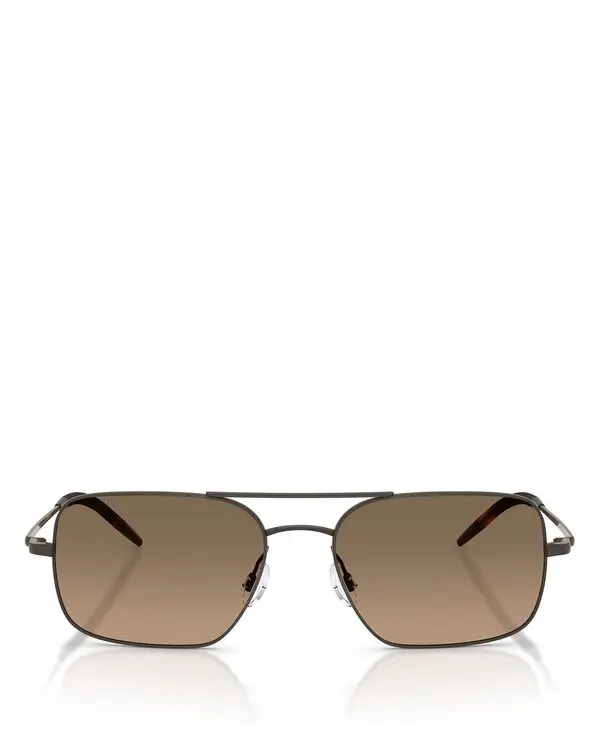 Oliver Spencer Victory Ii Pillow Sunglasses - Pewter