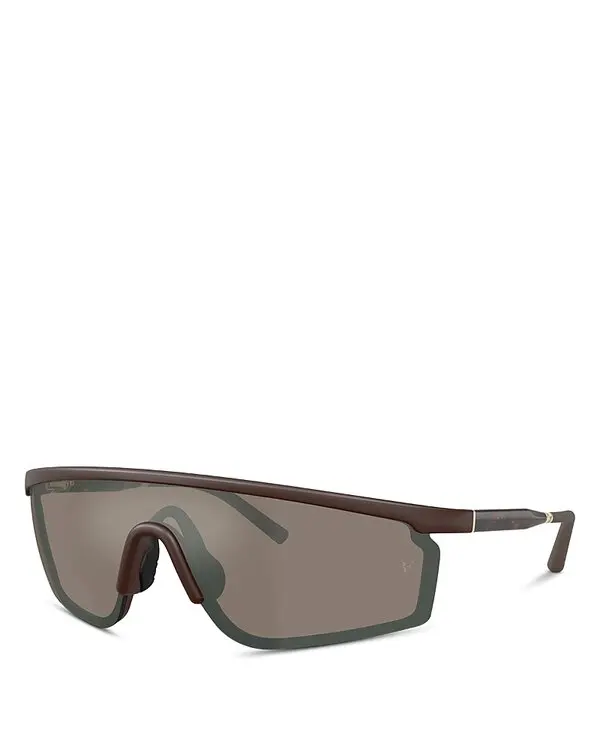 Oliver Spencer Shield Sunglasses - Brown